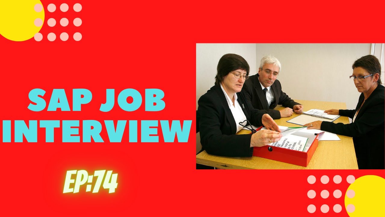 SAP JOB INTERVIEW - SAP ABAP CONSULTANT - YouTube