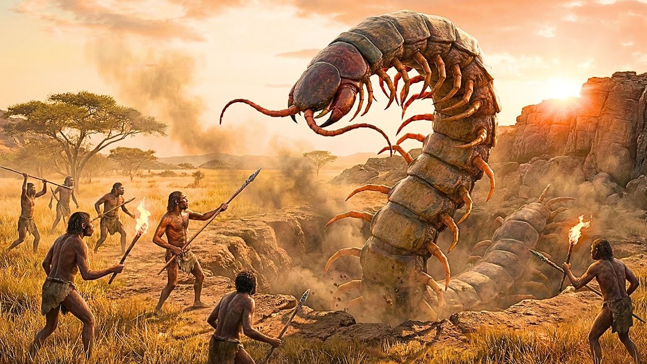 Life 1.6 Million Years Ago | Hunting the 100-Foot Centipede - YouTube