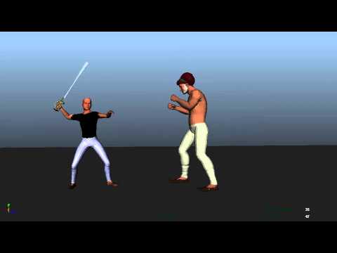 3D Fight Animation - YouTube
