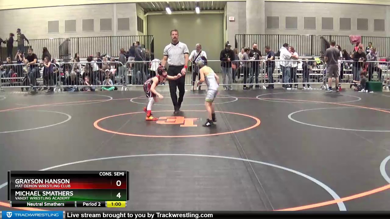 Bantam 53 Michael Smathers Vandit Wrestling Academy Vs Grayson Hanson ...