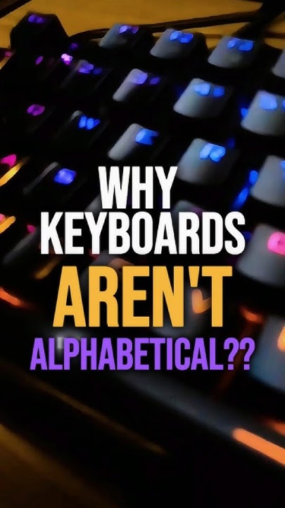 Why Your Keyboard Isn’t ABCDE 😲 The Surprising Truth Behind QWERTY! #keyboard #techfacts #shorts ...