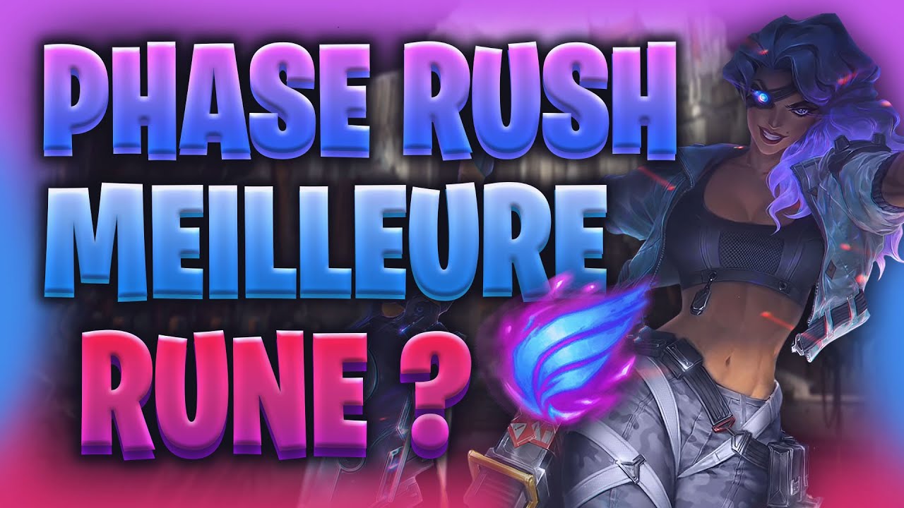 PHASE RUSH, LA MEILLEURE RUNE POUR SAMIRA ? - League of Legends - YouTube