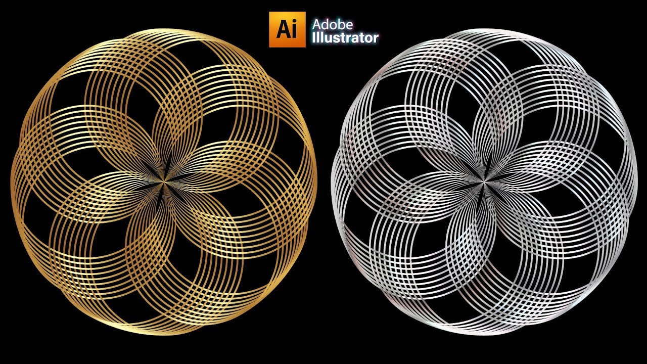 How To Make Creative Geometric Design | Adobe Illustrator CC Tutorial ...