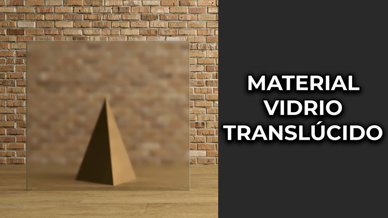 Material VIDRIO TRANSLÚCIDO en 3dsmax y Vray / translucent glass - YouTube