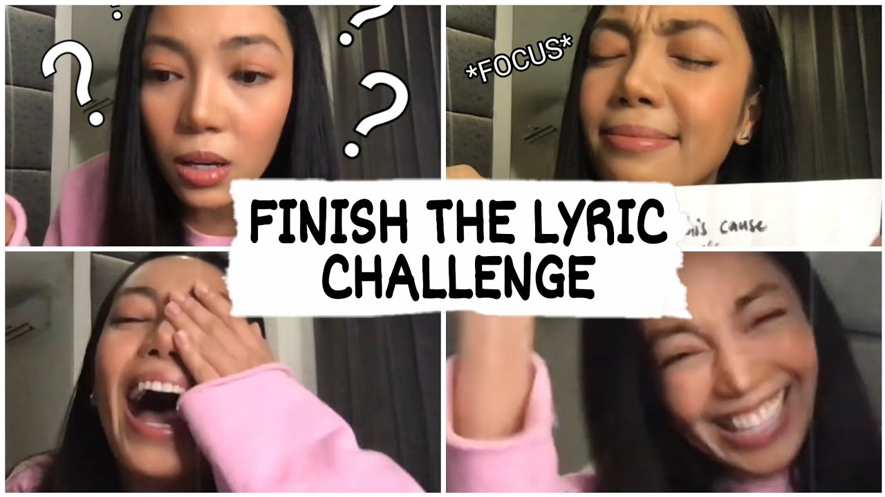 finish the lyric challenge! (quarantine edition) - YouTube