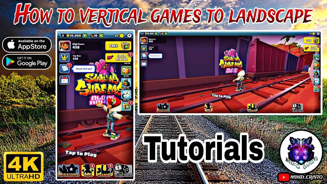 How To Vertical Games Change To Landscape on Android - YouTube
