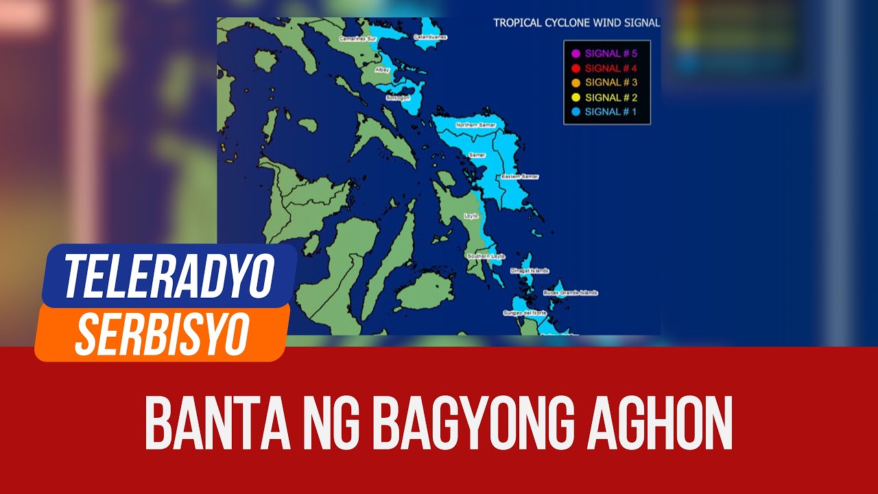 14 areas under signal no. 1, 'Aghon' may intensify to typhoon ...
