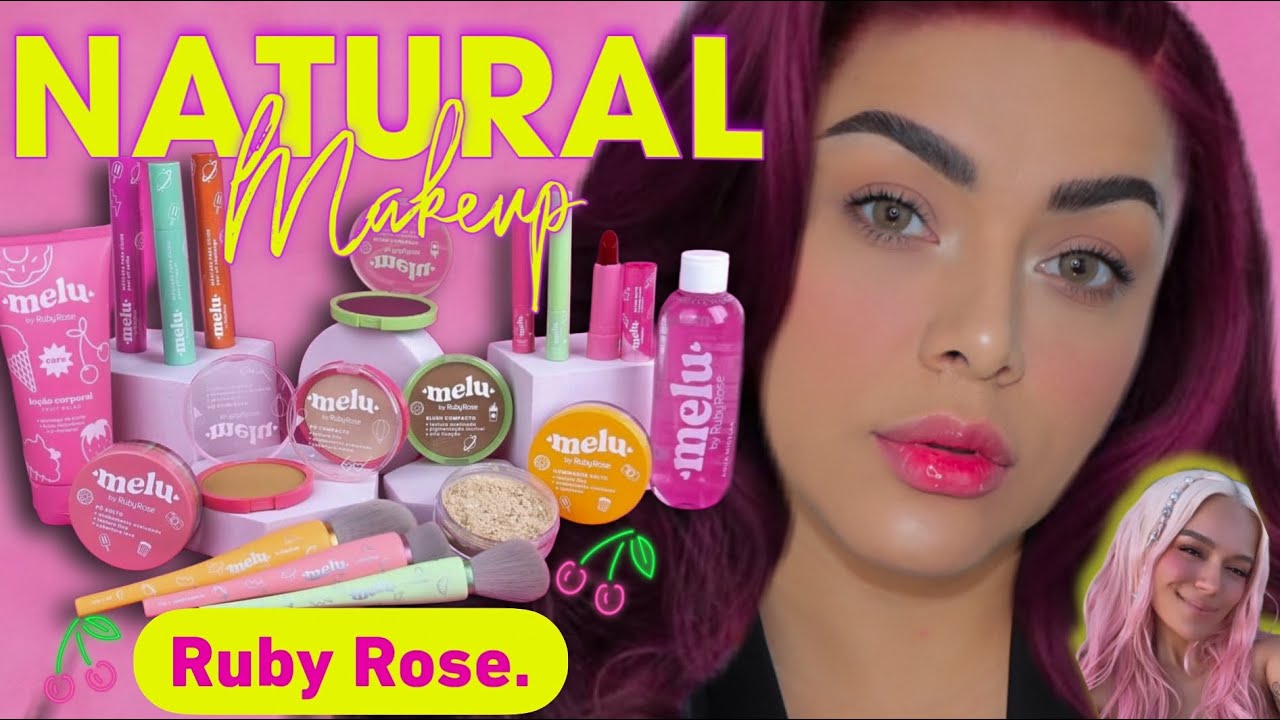 TUTORIAL DE MAQUILLAJE DISCRETO Y NATURAL USANDO Ruby Rose💕LOOK DE ...