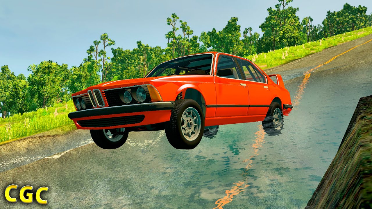 Car Surfing Crashes and Fails (Sliding, gliding) #10 BeamNG Drive - YouTube