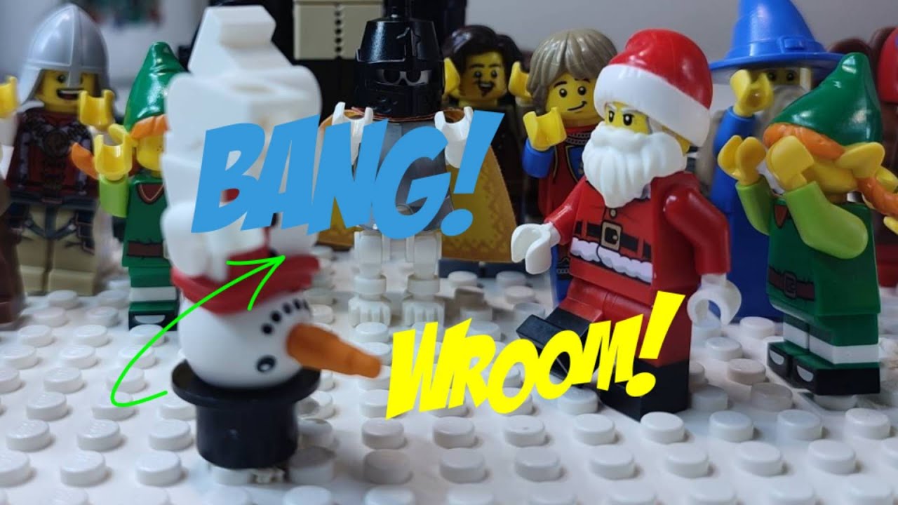 Lego Breakdance Battle Santa vs Snowman I Lego Set #40499 Santa's ...