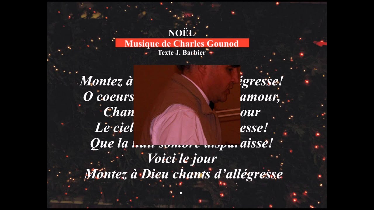 Noël, Ch. Gounod, Guy Gingras, baryton basse - YouTube