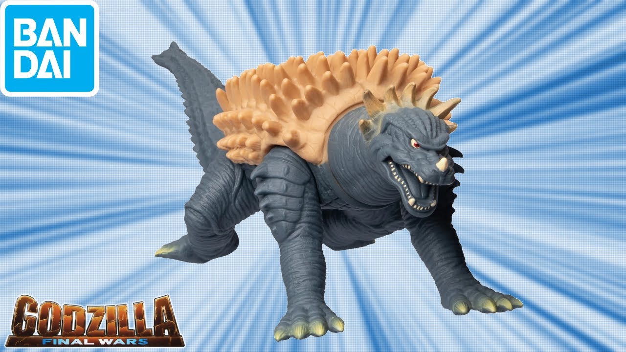 Bandai Movie Monster Series Anguirus (2004) Review - YouTube