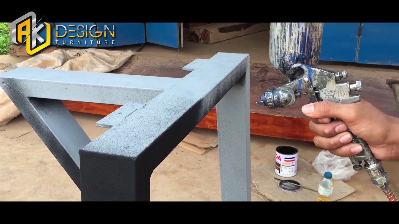 Modern Dining Table Steel | Mr. Ream - YouTube