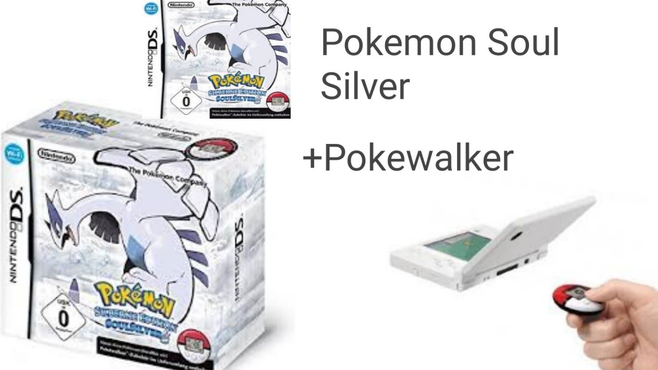 Pokemon Soul Silver + Pokewalker - YouTube