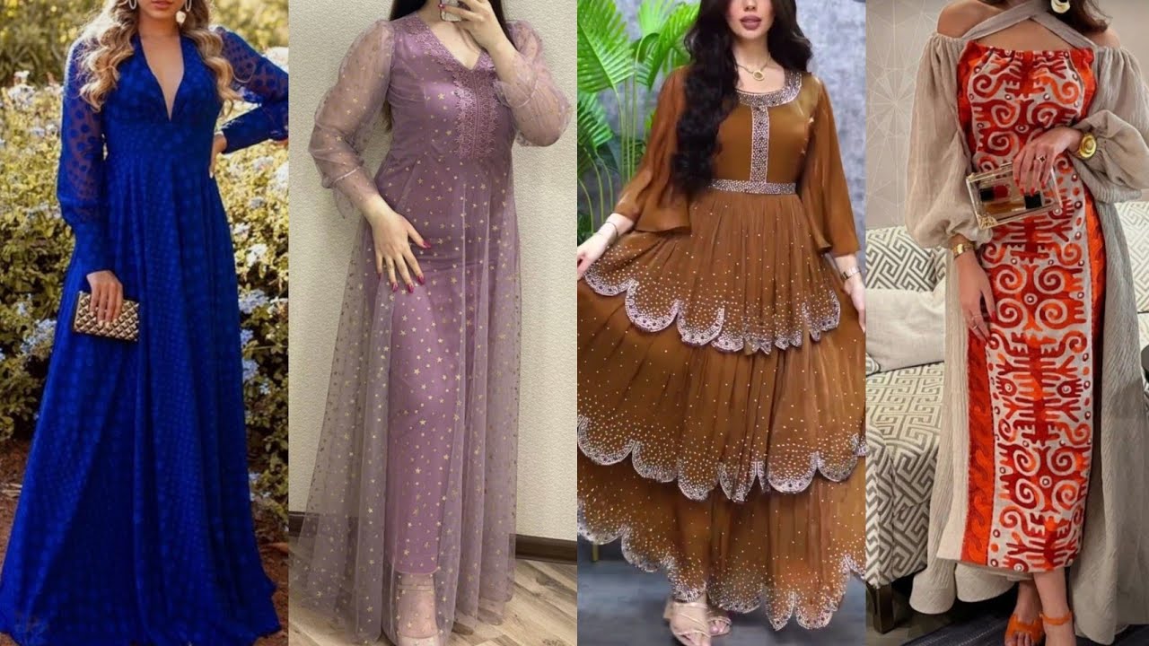 Long party wear maxi dress collection// Korean maxi dress outfit ideas ...