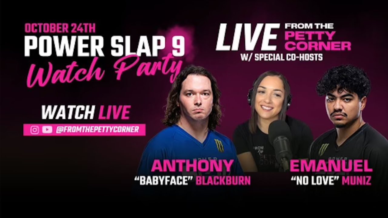 Power Slap 9 Live Watch Party! - YouTube