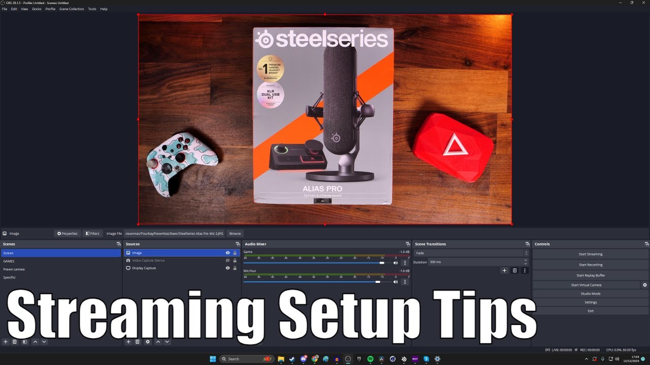 SteelSeries Alias Pro Streaming Setup guide - YouTube