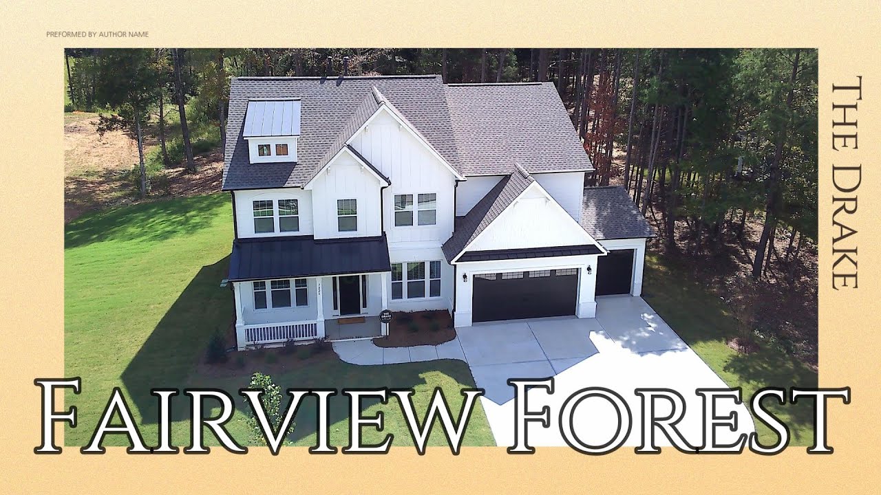 💥Fairview Forest | Quaint Luxury | The Drake Floorplan 💯 True Homes - YouTube