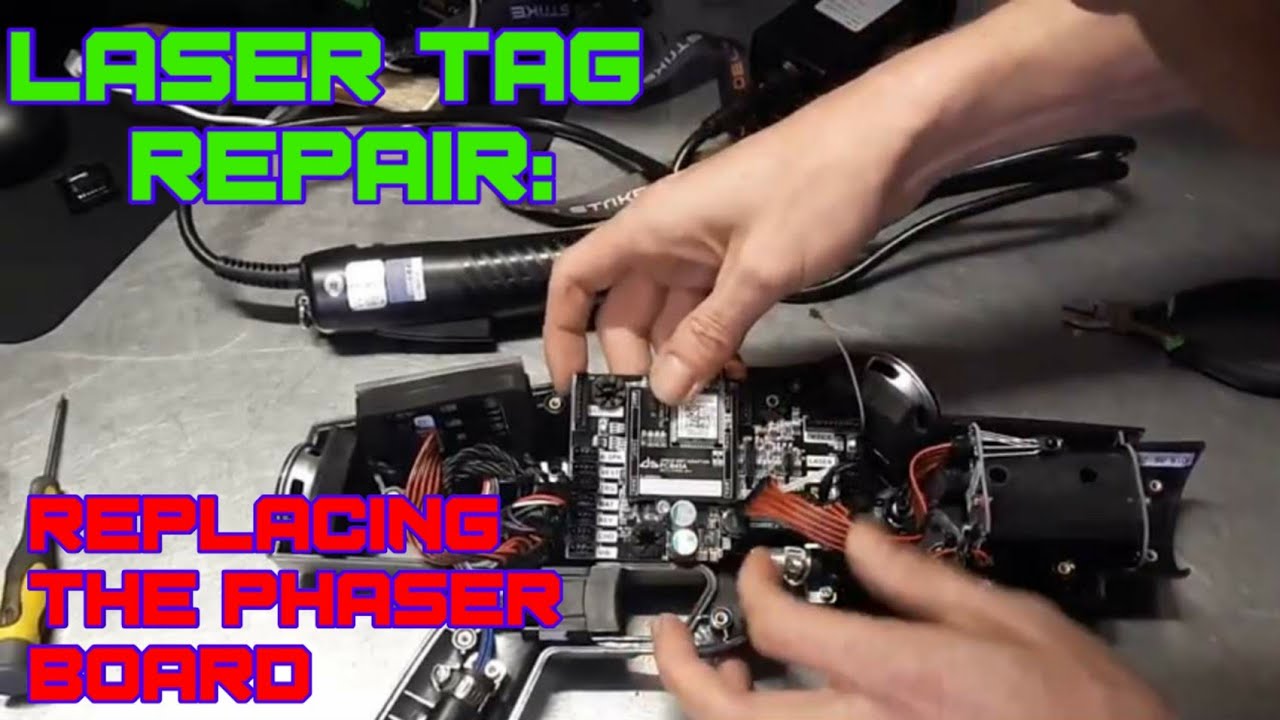 Laser Tag Repair (Delta Strike): Phaser Main Board - YouTube