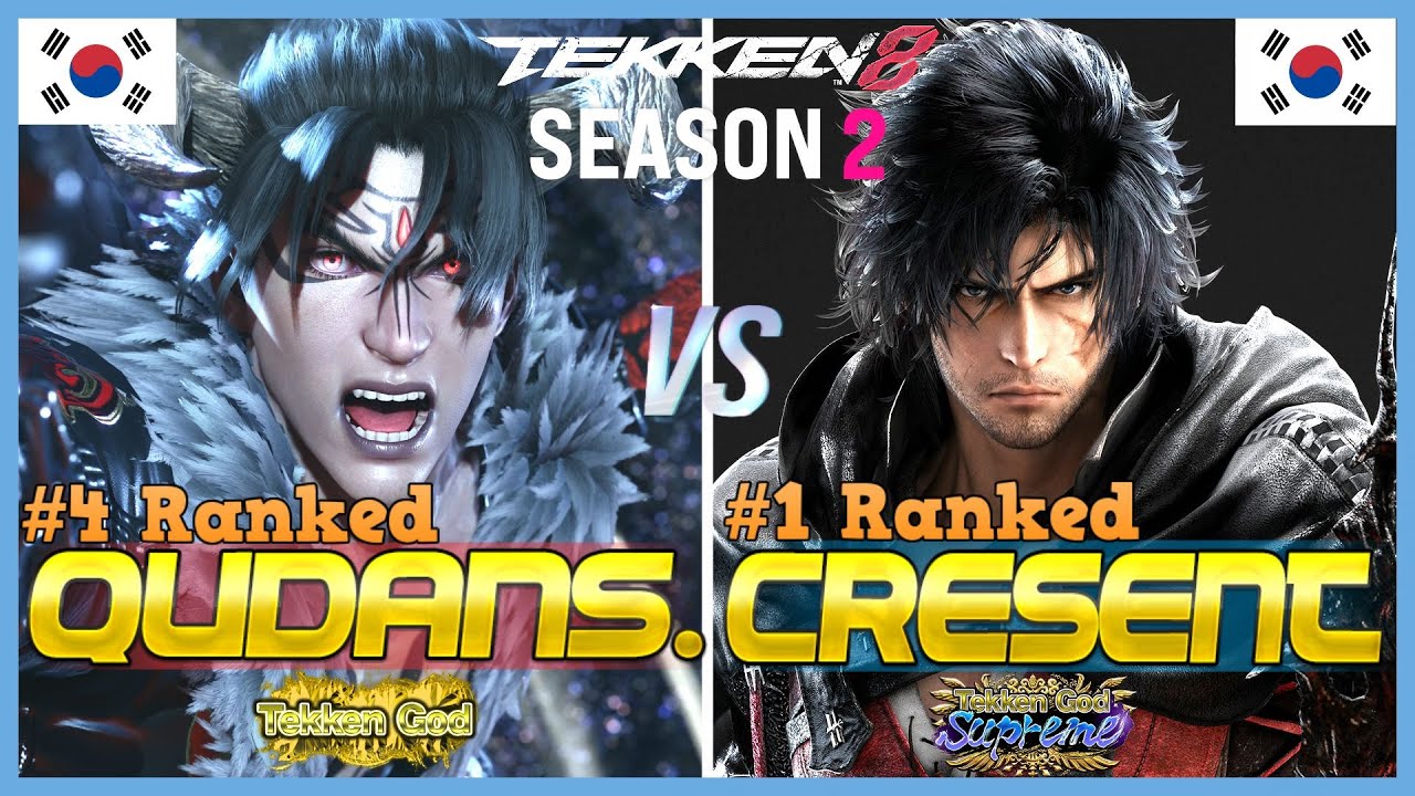 Tekken 8 Season 2 CRESCENT (#1 Ranked Clive) Vs QUDANS (#4 Ranked Devil Jin) High Level Gameplay ...
