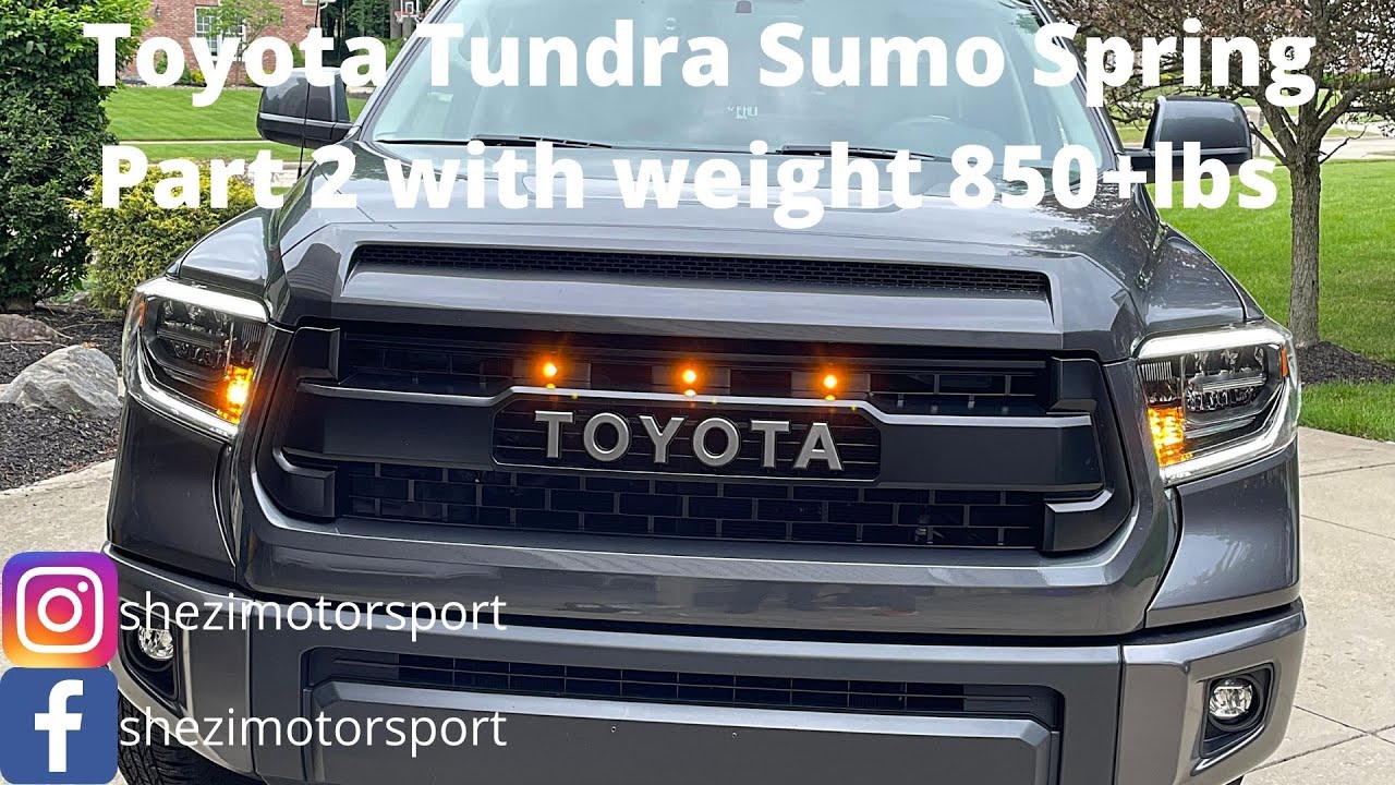 Toyota Tundra Sumo Springs Part 2 review - YouTube