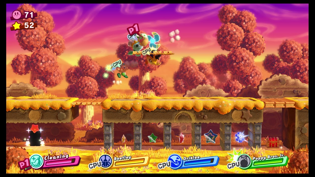 Kirby Star Allies - 100% Walkthrough (BLIND) World 4 - Level 1 Planet ...