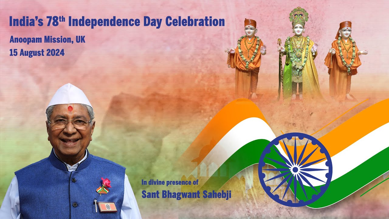 India's 78th Independence Day Celebration in the divine presence of ...