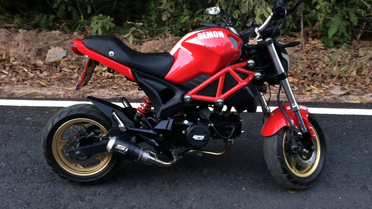 [EP.2] รีวิวเสียงท่อ gpx demon 125ทรงกระป๋องsc project - YouTube