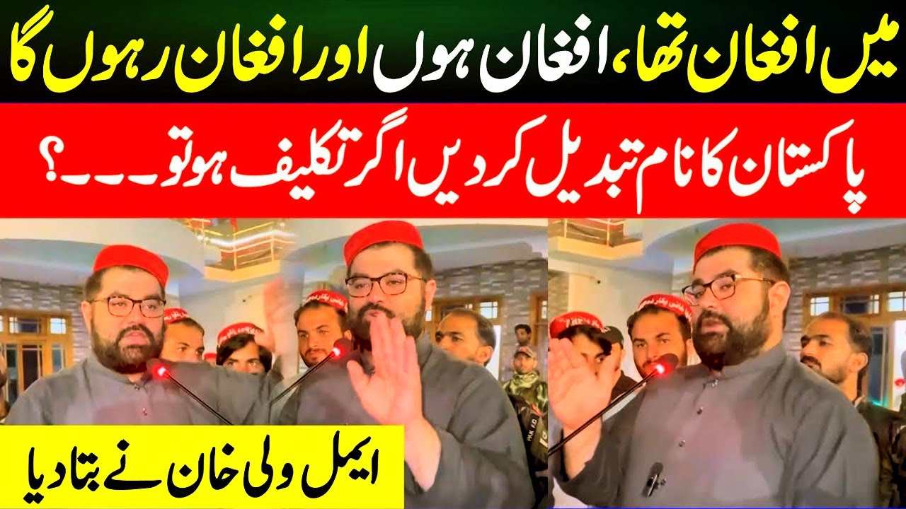 🇦🇫 Aimal Wali Khan's Powerful Message: "I Was, Am, and Will Remain ...