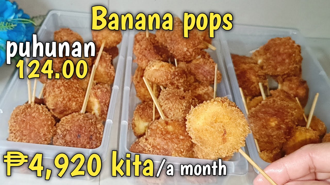 Crispy banana pops | Trending banana crunch | Food business | Maila ...