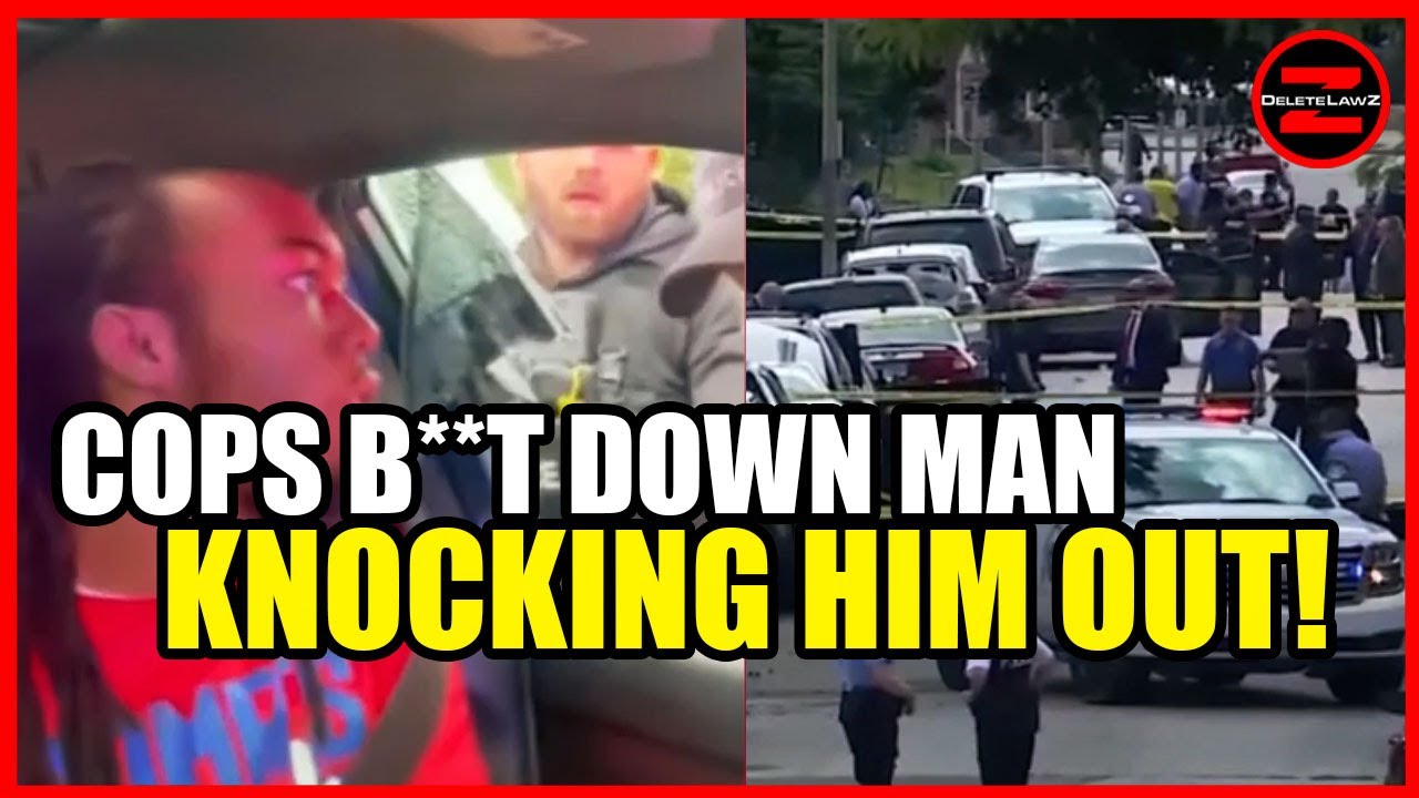 COP BREAKS MAN’S WINDOW AND DRAGS HIM OUT OF CAR, KNOCKING HIM ...