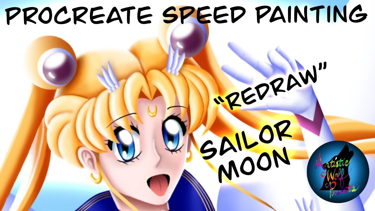 Sailor Moon Redraw | Procreate [Time Lapse] - YouTube
