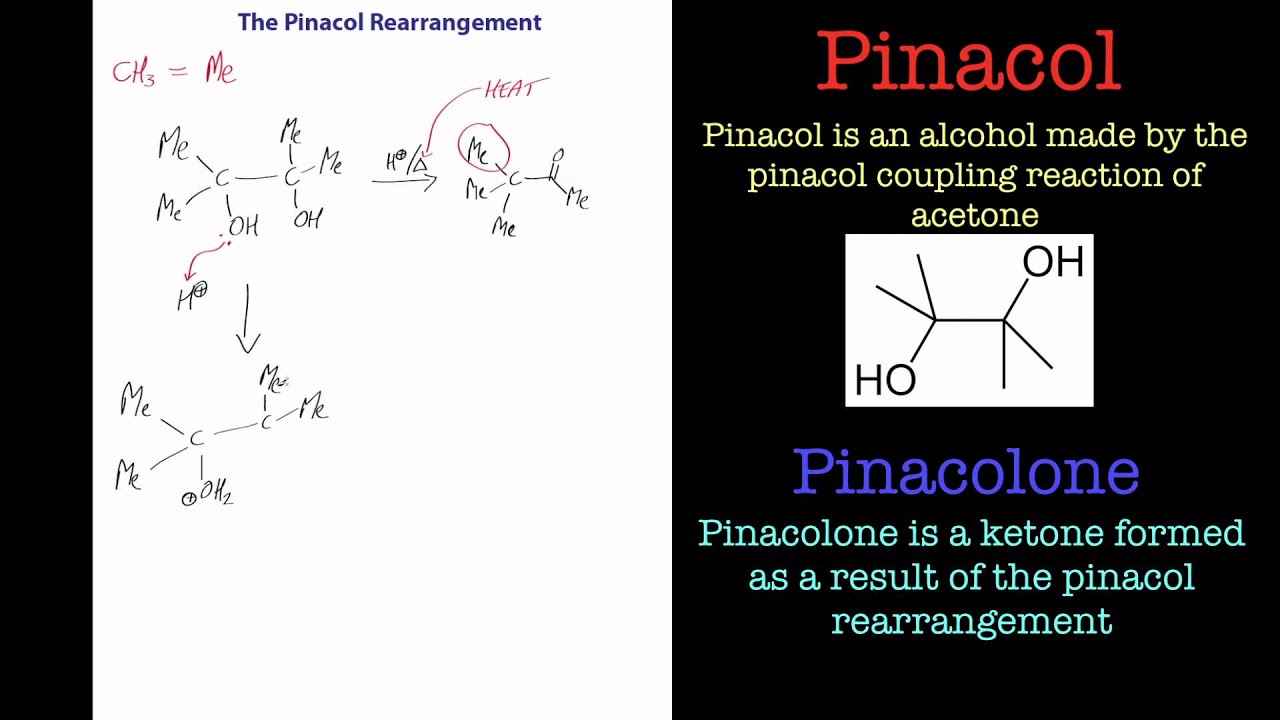 The Pinacol Rearrangement part 1. A chemistry tutorial - YouTube