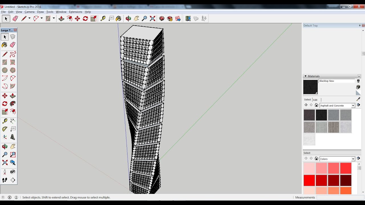 Como desenhar uma torre "torcida" ao estilo de Santiago Calatrava no ...