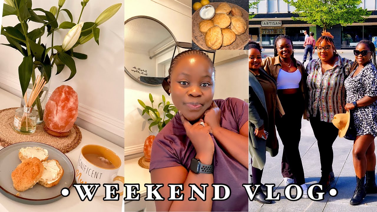 Vlog || Weekly Vlog + Girlies Brunch + Scones Recipe - YouTube
