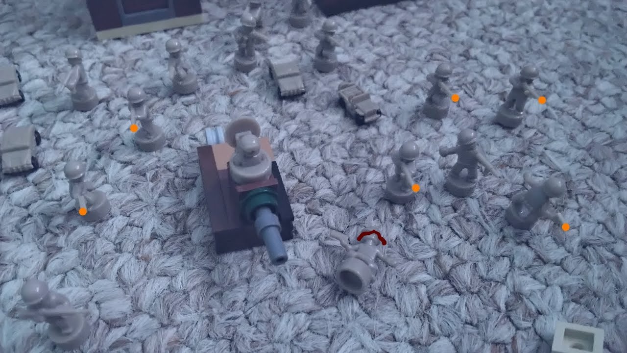 Lego micro WW2 Crusader light tank build tutorial - YouTube