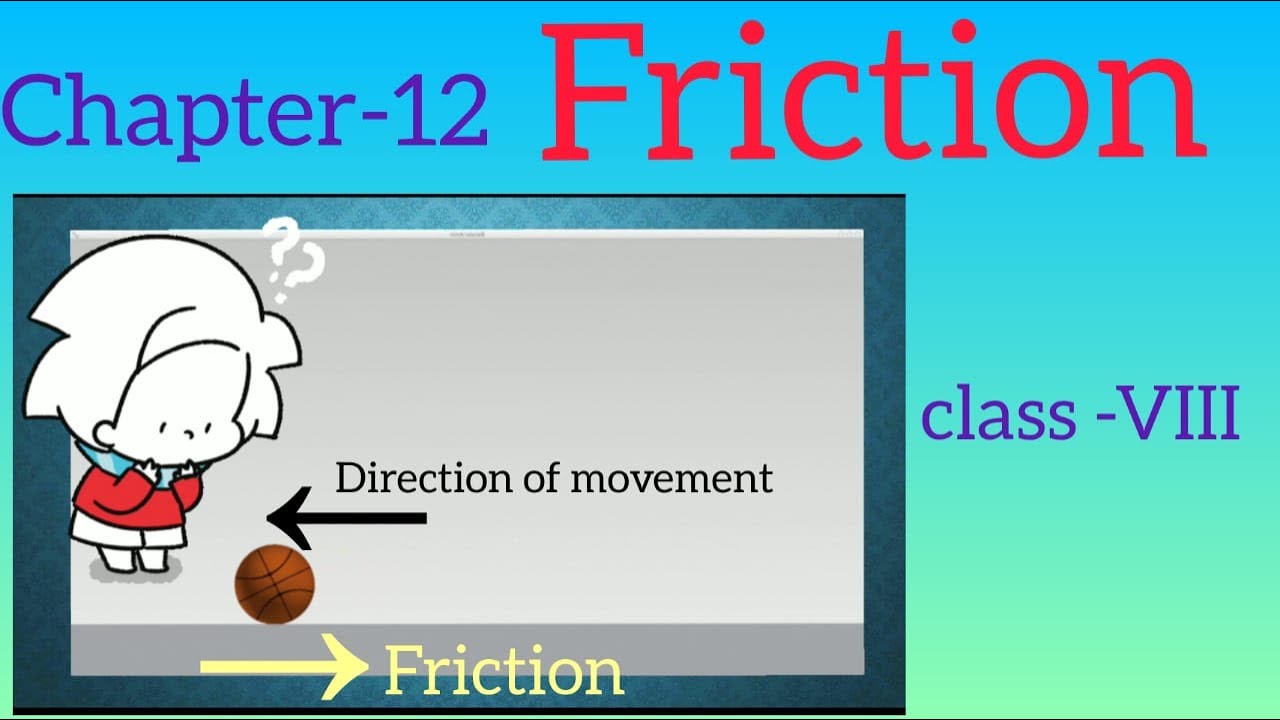 Friction|| NCERT|| Science|| Introduction || chapter-12 || - YouTube