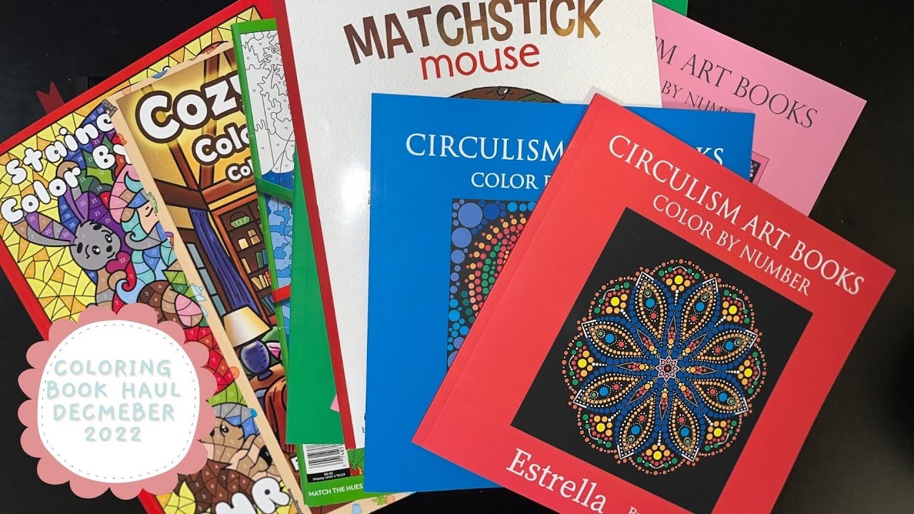 December Coloring Bool Haul & Supplies - YouTube