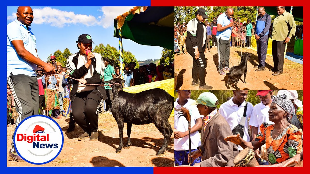 DC MWANZIVA NA MWENYEKITI CCM WAKABIDHIWA MBUZI LUBONDE/MWECHI MPYA ...