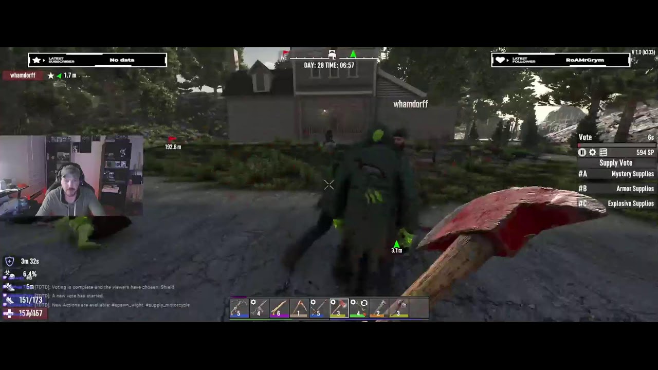 7 Days to Die with integration commands - YouTube