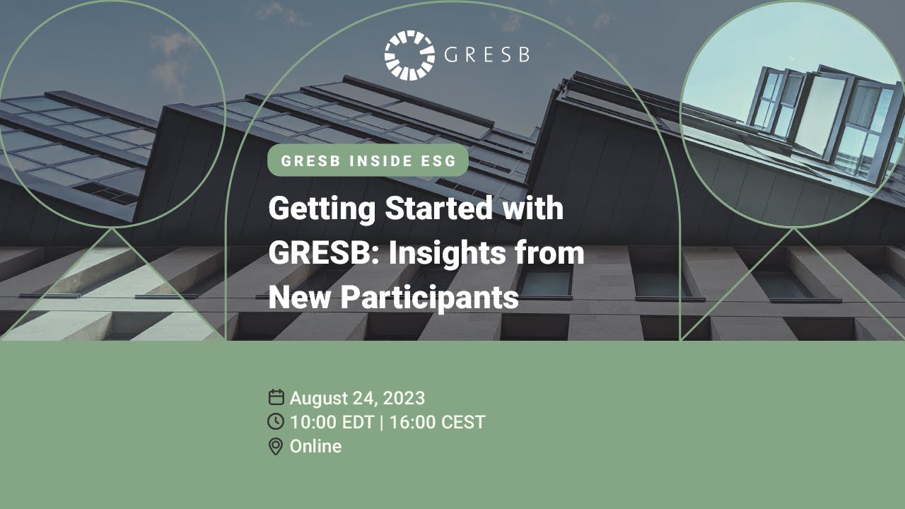 GRESB Inside ESG - Getting Started with GRESB - YouTube