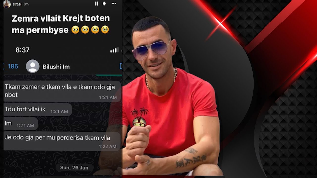 Ja mesazhi i fundit prekes i Stresit mes Brilant Martinaj...djaloshit i ...