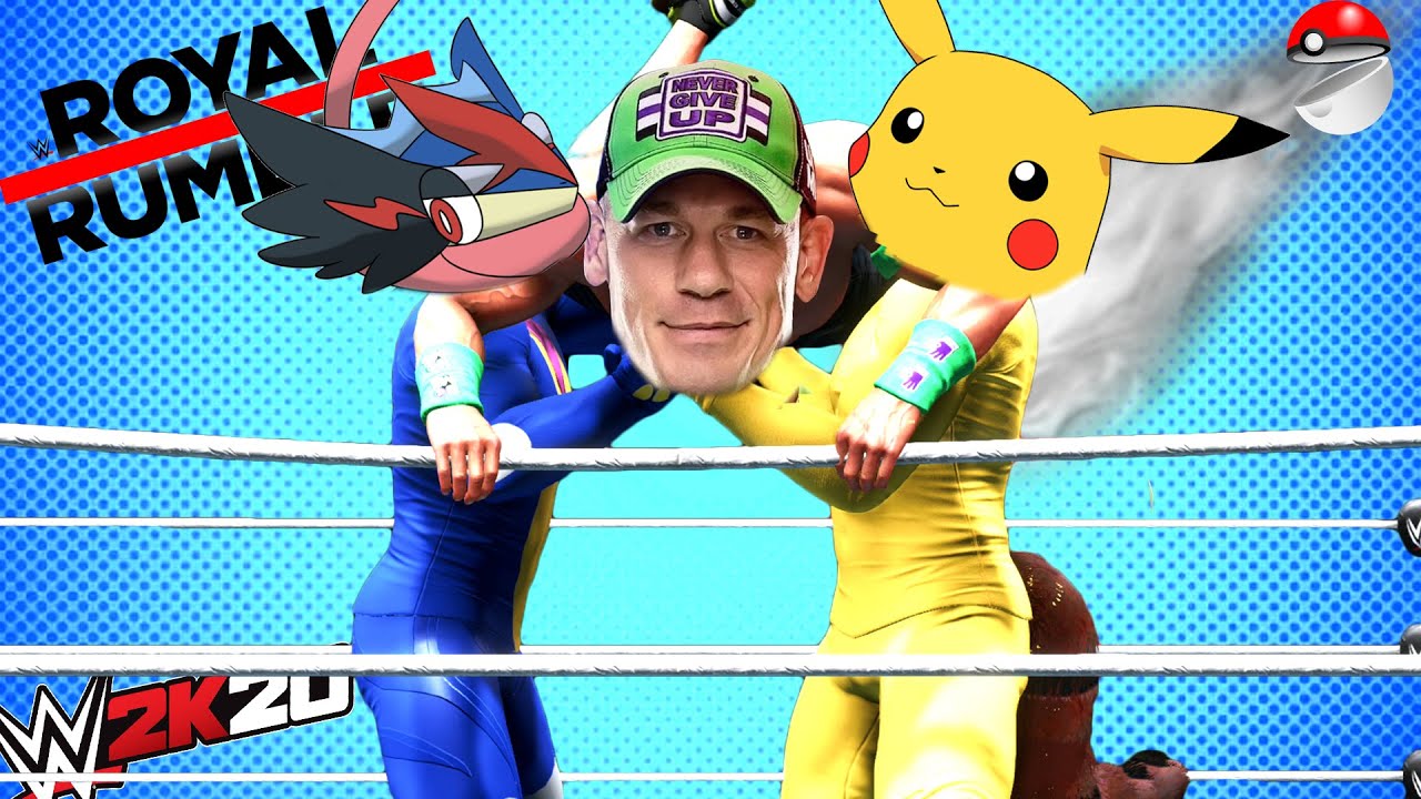 WWE 2K20 Gets INVADED by Pokemon at a WWE Royal Rumble and This ...