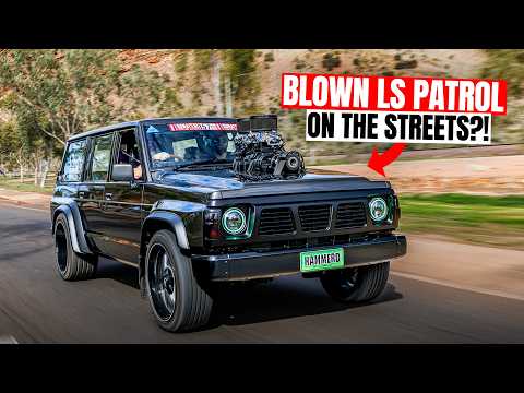 Cruising a Blown LS GQ Patrol in the Outback! 🤯