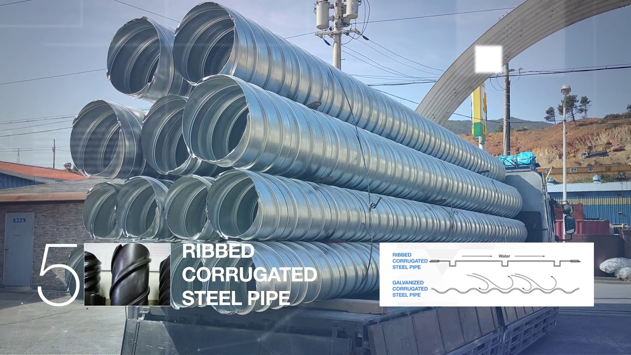 Corrugated Steel Pipe - YouTube