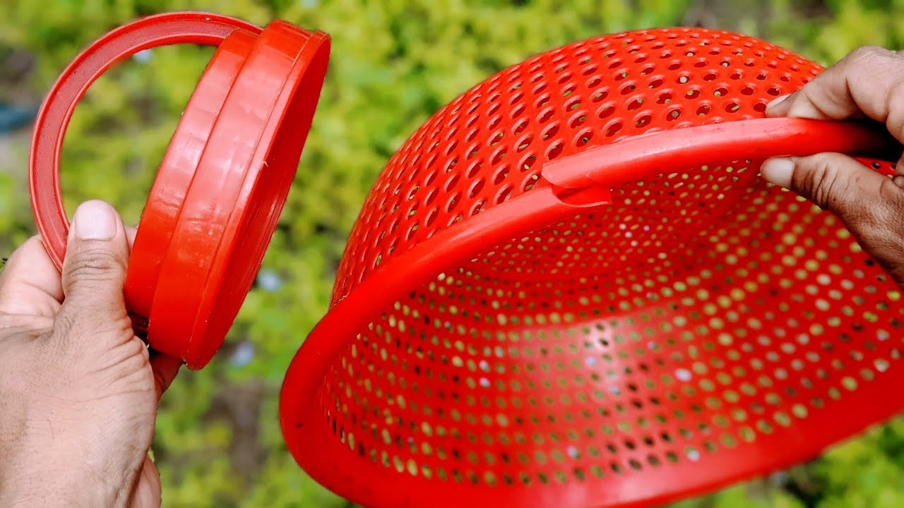 Practical Ingenious to Repair broken Plastic basket - YouTube