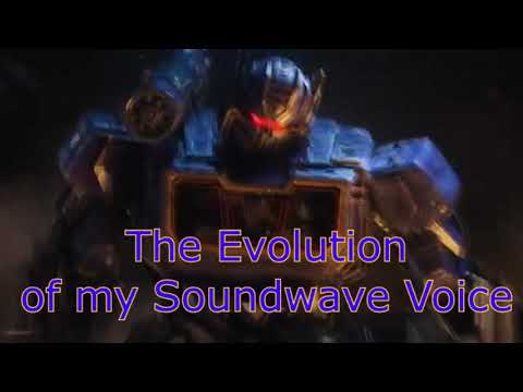 The Evolution of My Soundwave Voice - YouTube