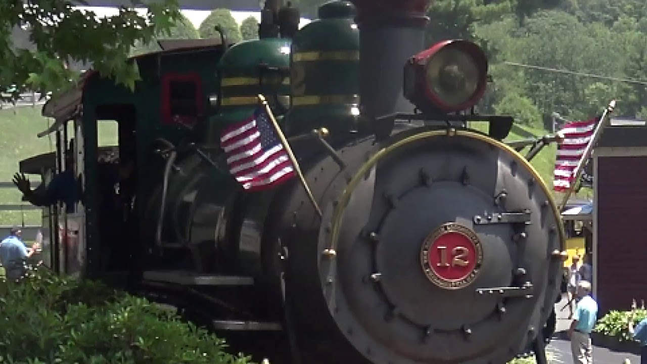 A Close Up Shot Of Tweetsie 12 Leaving On July Fourth 2018 - YouTube