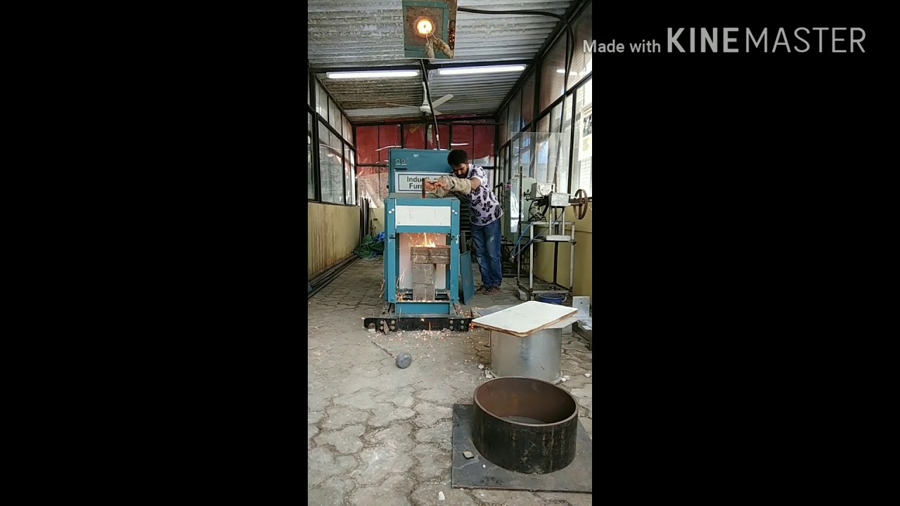 Bottom pouring casting - YouTube