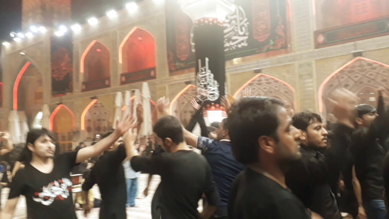 Zulfiqar sabri Baltistani najaf roza mola ali - YouTube